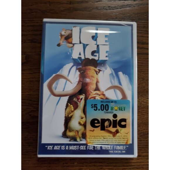 Media | Ice Age Widescreenfull Screen Dvd 205 Sealed New | Poshmark